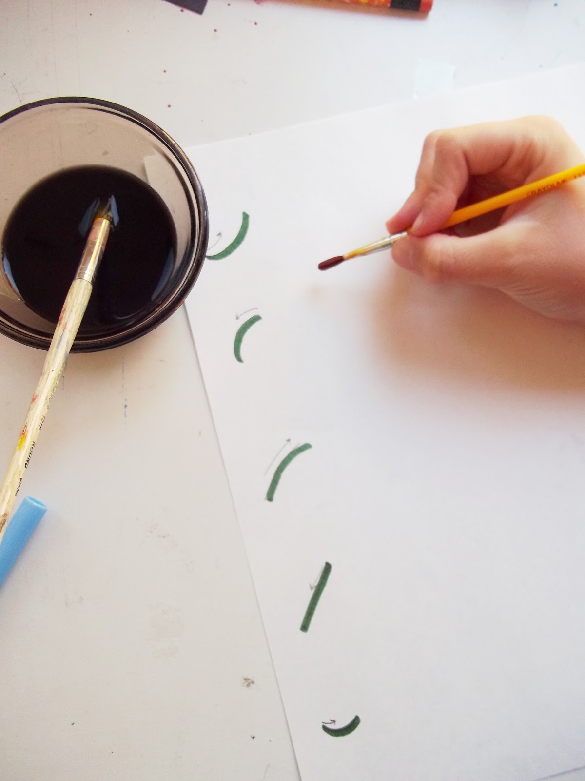 Sweet Tea Classroom Teaching Cursive Writing Strokes With Watercolor Paint sweet-tea-classroom-teaching-cursive-writing-strokes-with-watercolor-paint