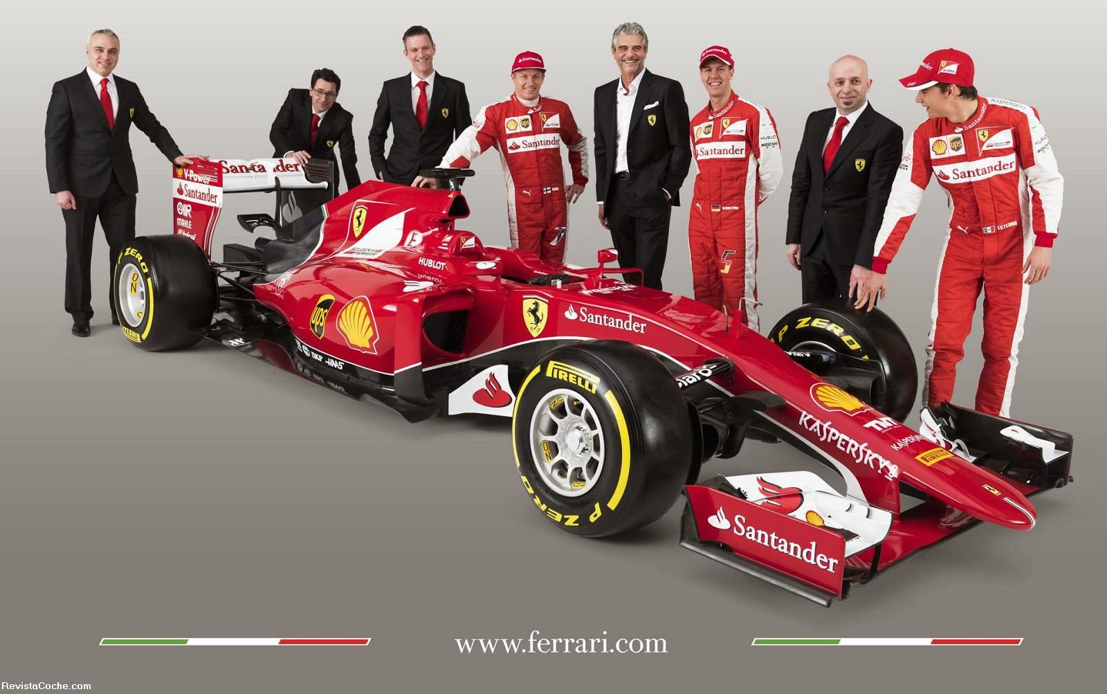 Revista Coche: Ferrari presenta su nuevo monoplaza de Fórmula 1: el SF15-T