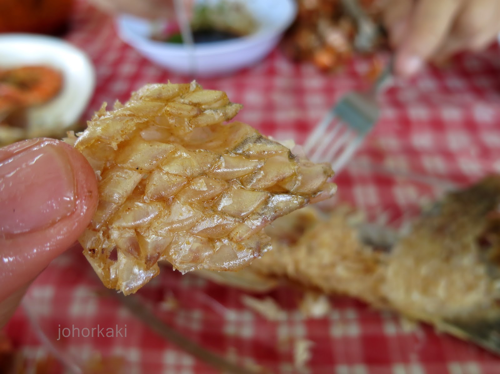 Review of Siakap Goreng Fried Sea Bass Fish @ Kedai Makan Rahmat ...