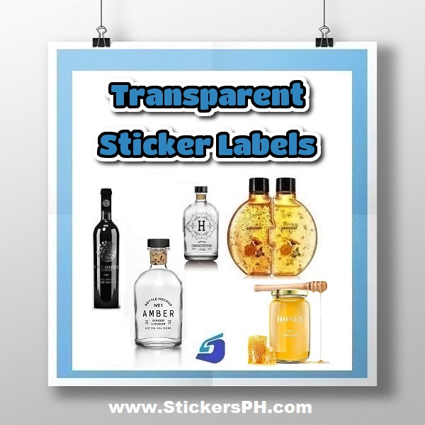 Transparent Sticker Labels - Clear Vinyl - StickersPH.com Philippines