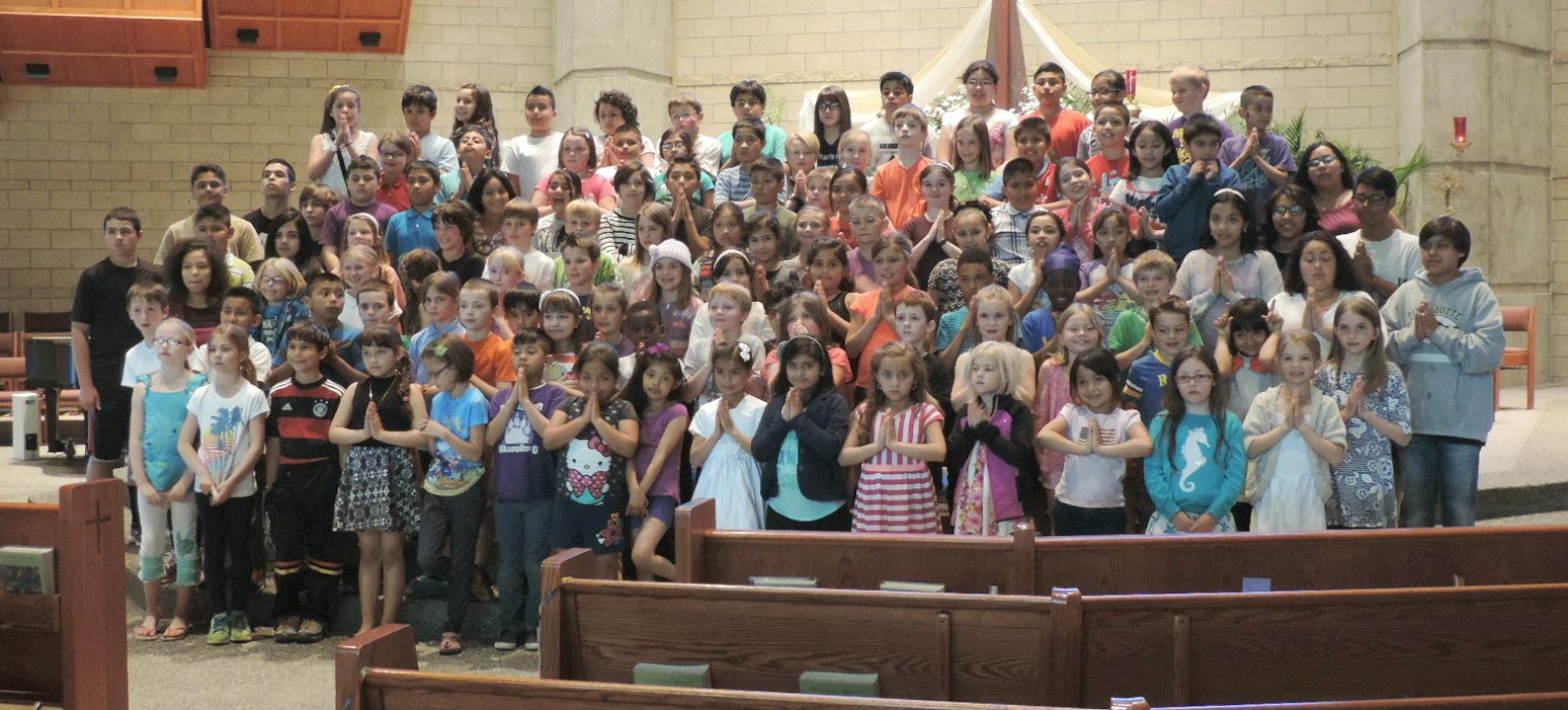 Father Julian's Blog: 113 First Communicants