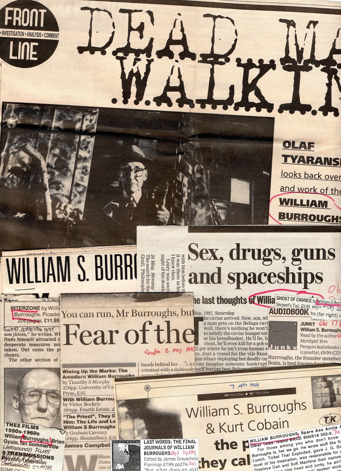 Eight Miles Higher: THE WILLIAM BURROUGHS INTERVIEW
