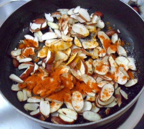 J for Jackfruit Seed Chips