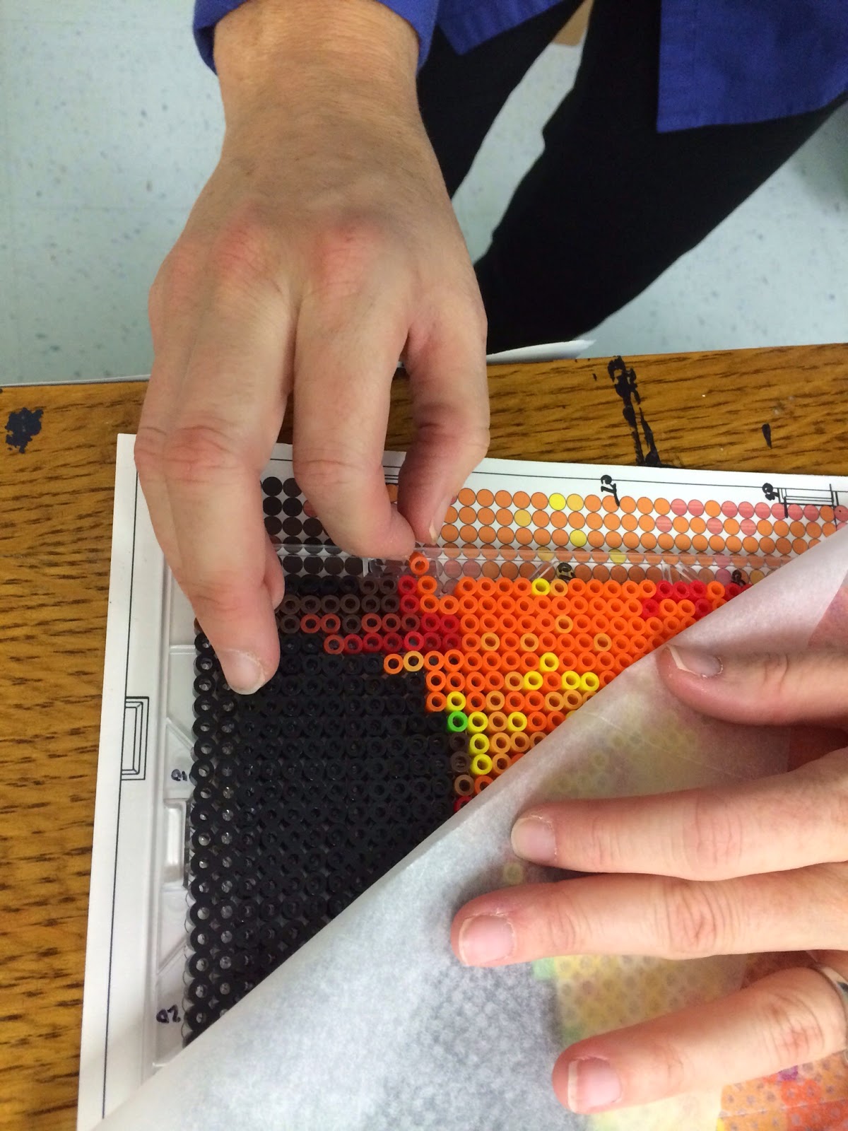 Faith, Hope and Art: Perler Bead Portrait