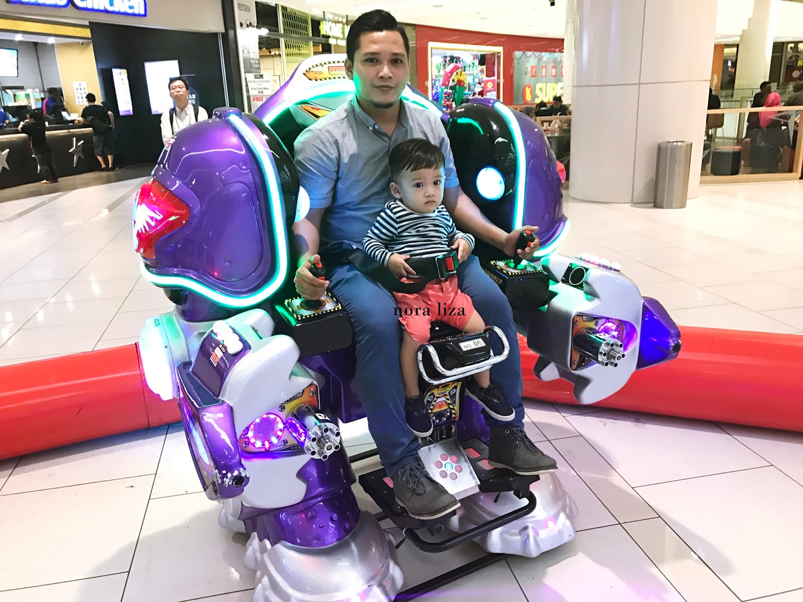 Robot Ride in IOI City Mall, Putrajaya - Nora.Liza