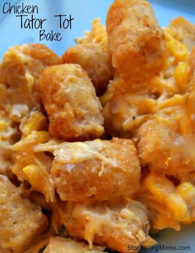 Chicken Tater Tot Bake - Food Delicious Ideas