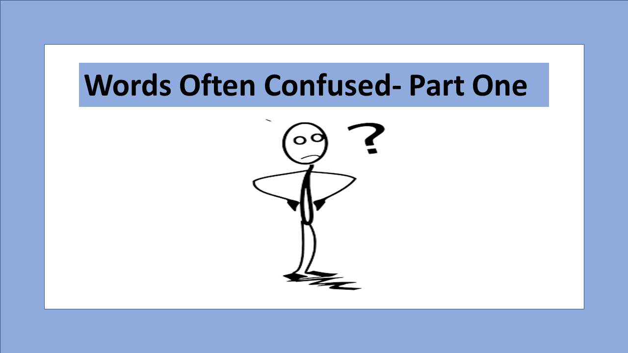 Words Often Confused - Part 1 - Surya Xetri