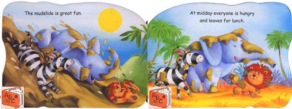 Kampung Buku Anak: Wild Animal Board Book - Baby Elephant