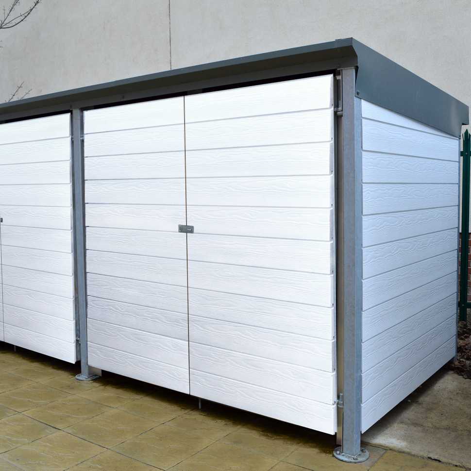 Barricade Fabrications: Hardwood Timber & Steel bin storage compounds ...