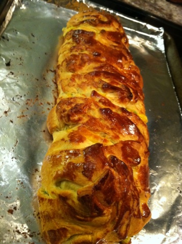 Chicken Broccoli Cheddar Braid