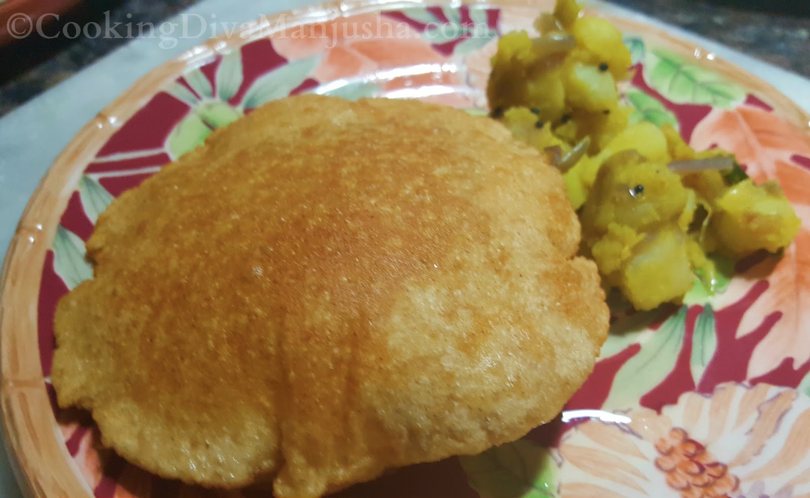 PURI OR POORI RECIPE - HOW TO MAKE PUFFY /FLUFFY soft poori