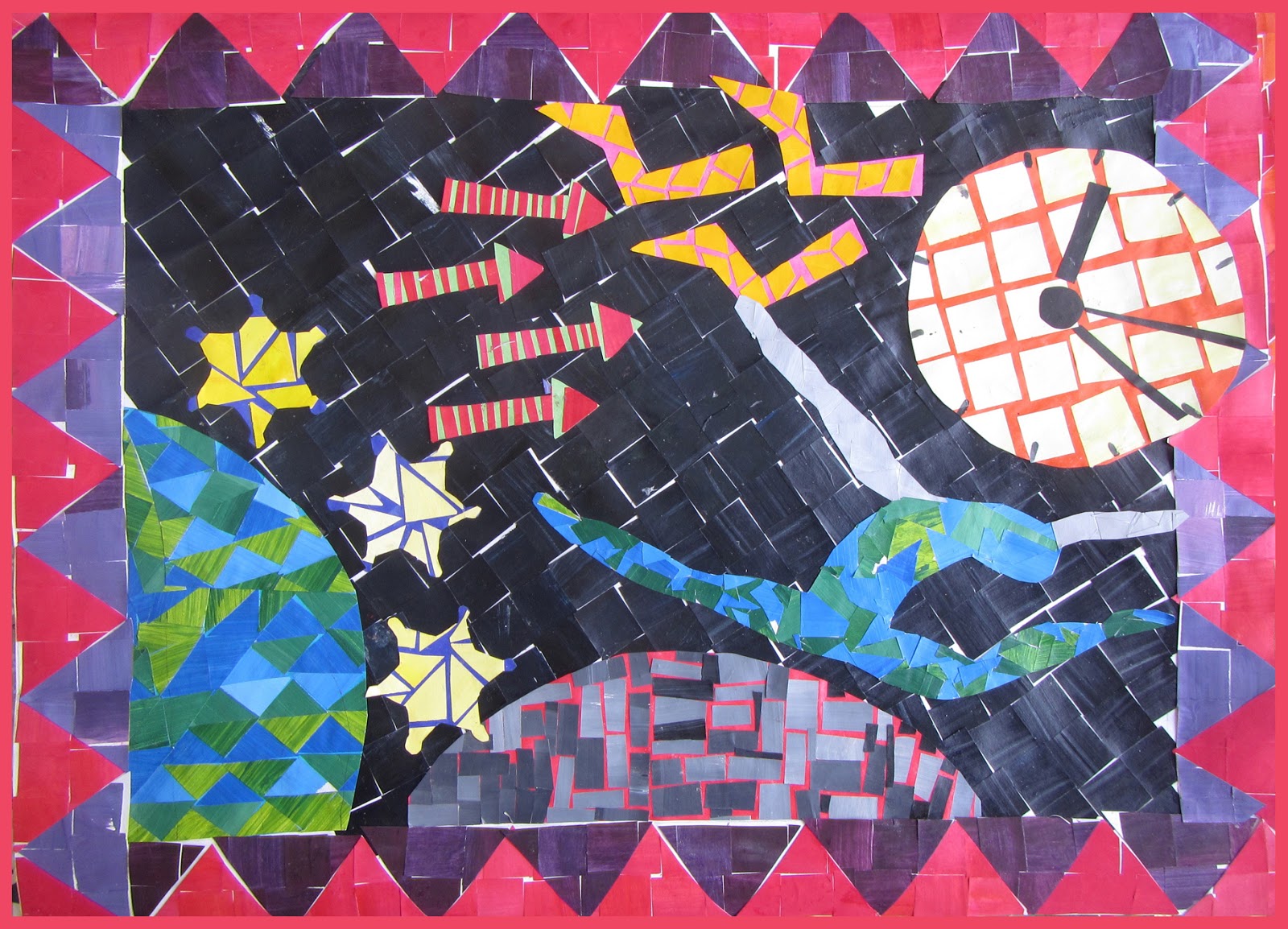 The Visual Arts Studio: 6th Grade Mosaics: The Hero's Journey