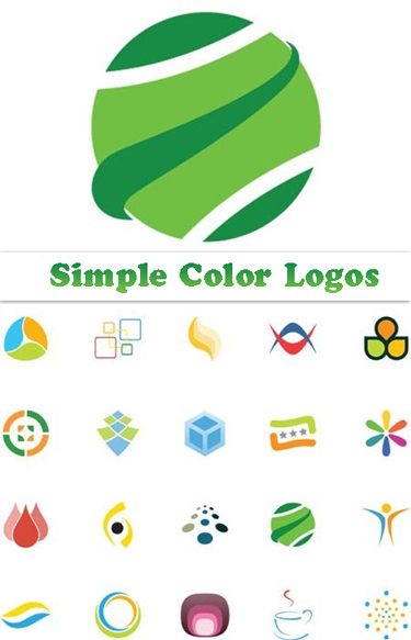 Quality Graphic Resources: Simple Color Logos