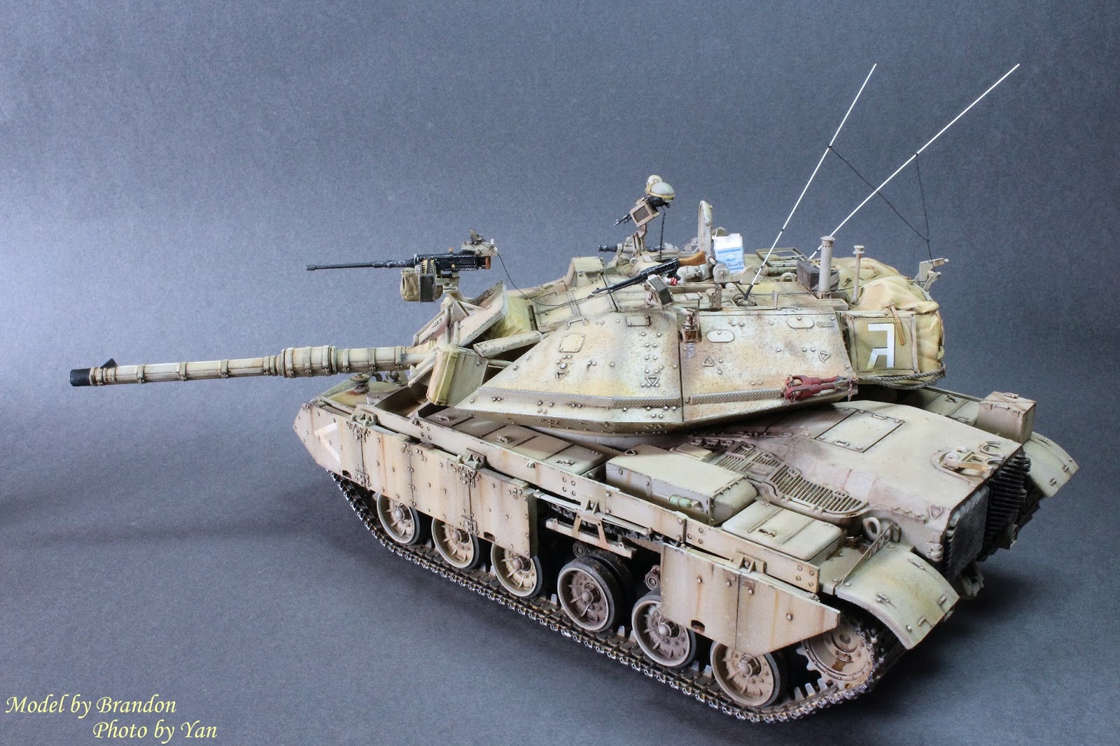 BAZWERKZ CREATIONS: Magach 6B Gal Batash completed!