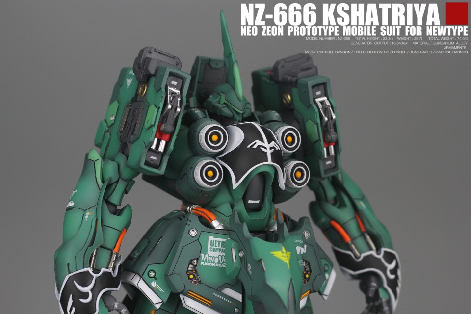 Custom Build: Neo Grade 1/100 NZ-666 Kshatriya
