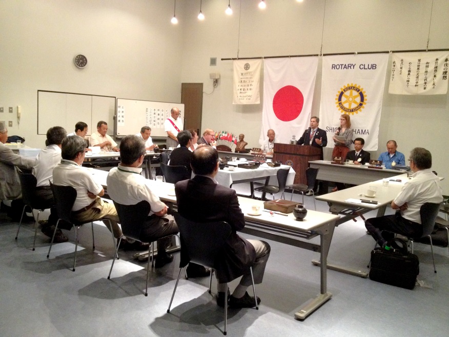 七ヶ浜ロータリークラブ活動報告: 姉妹都市アメリカ・ﾌﾟﾘﾏｽASARC表敬訪問