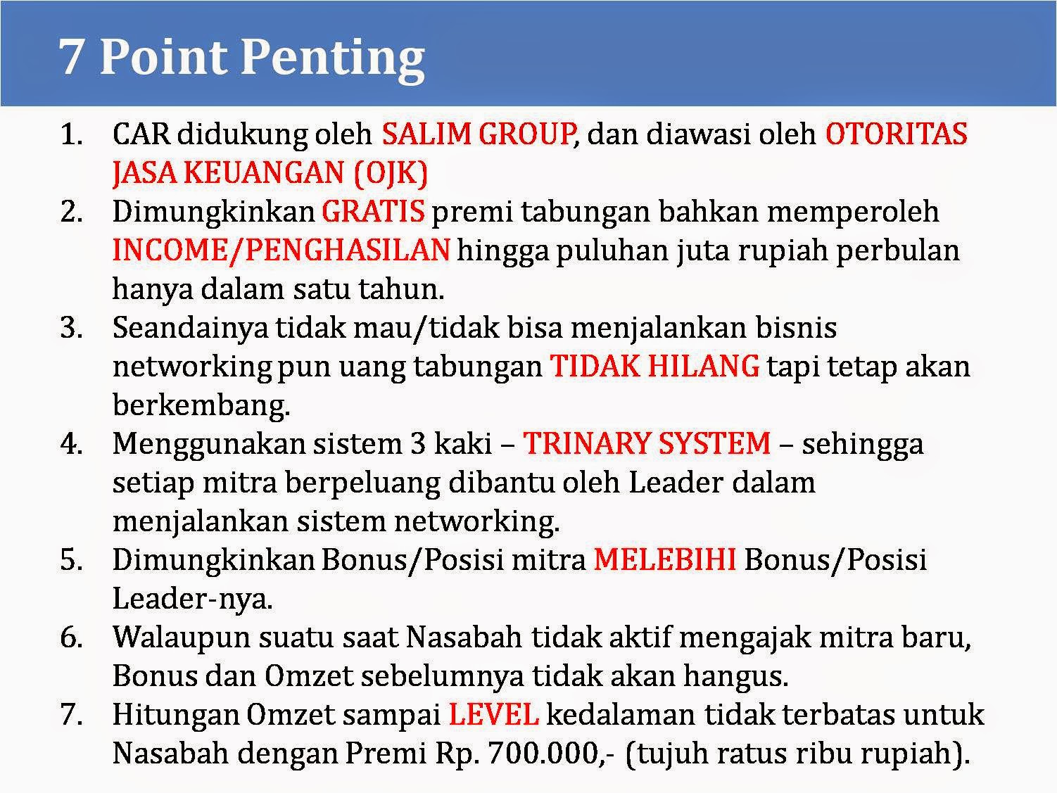 7 Point Penting ~ 3i-Networks Bandung