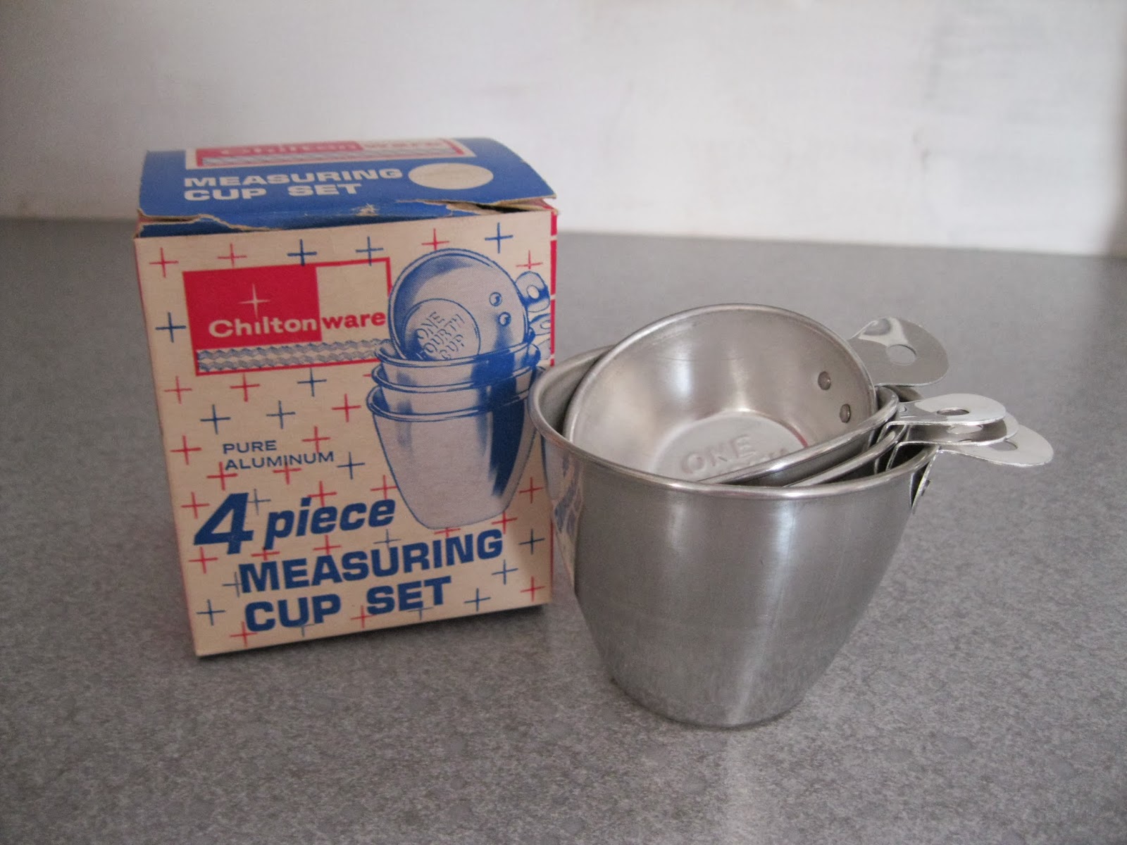 Apron History: Vintage Chiltonware Measuring Cups