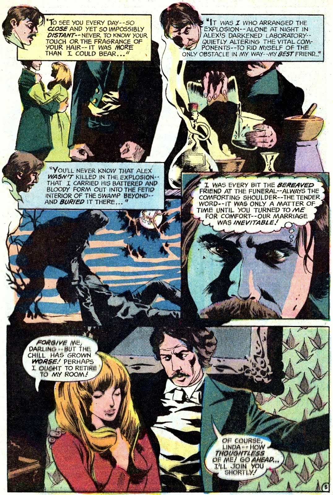 CRIVENS! COMICS & STUFF!: THE AWESOME ORIGIN OF THE 'FIRST' SWAMP THING...