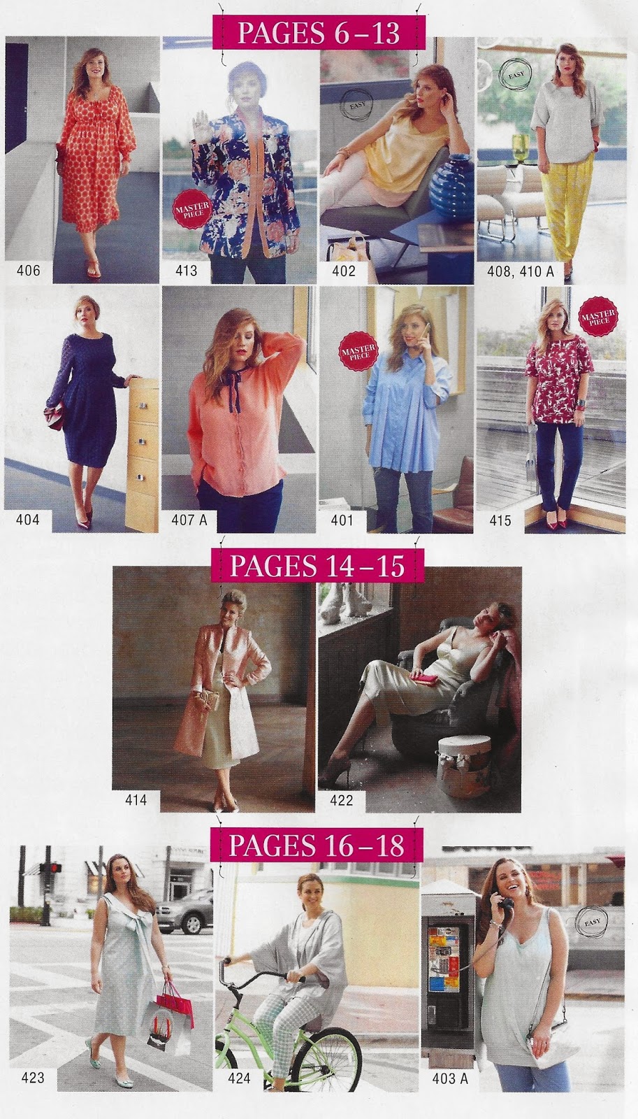 Burda Style Plus Size Spring/Summer 2015 - SMF Designs and Friends