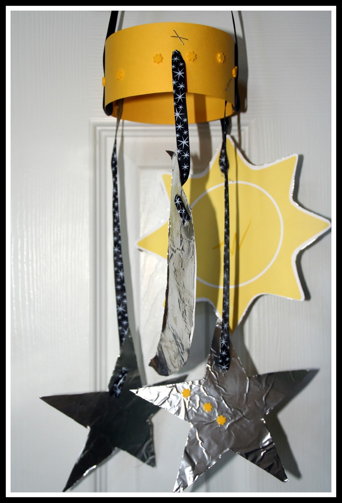 I Should Scrap That: Sun, Moon, Stars Mobile