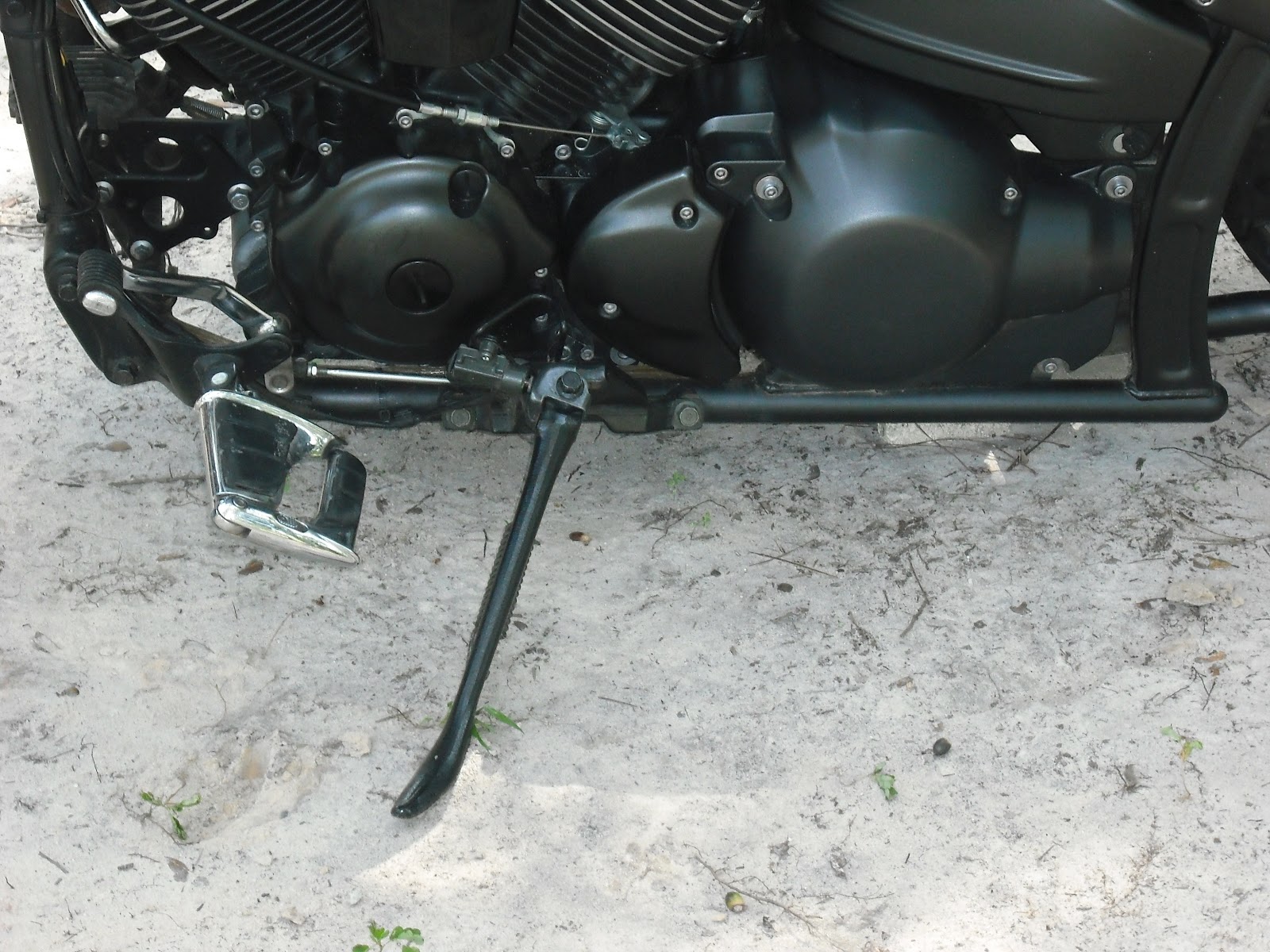 VStar 650: Vstar 950/650 side stand