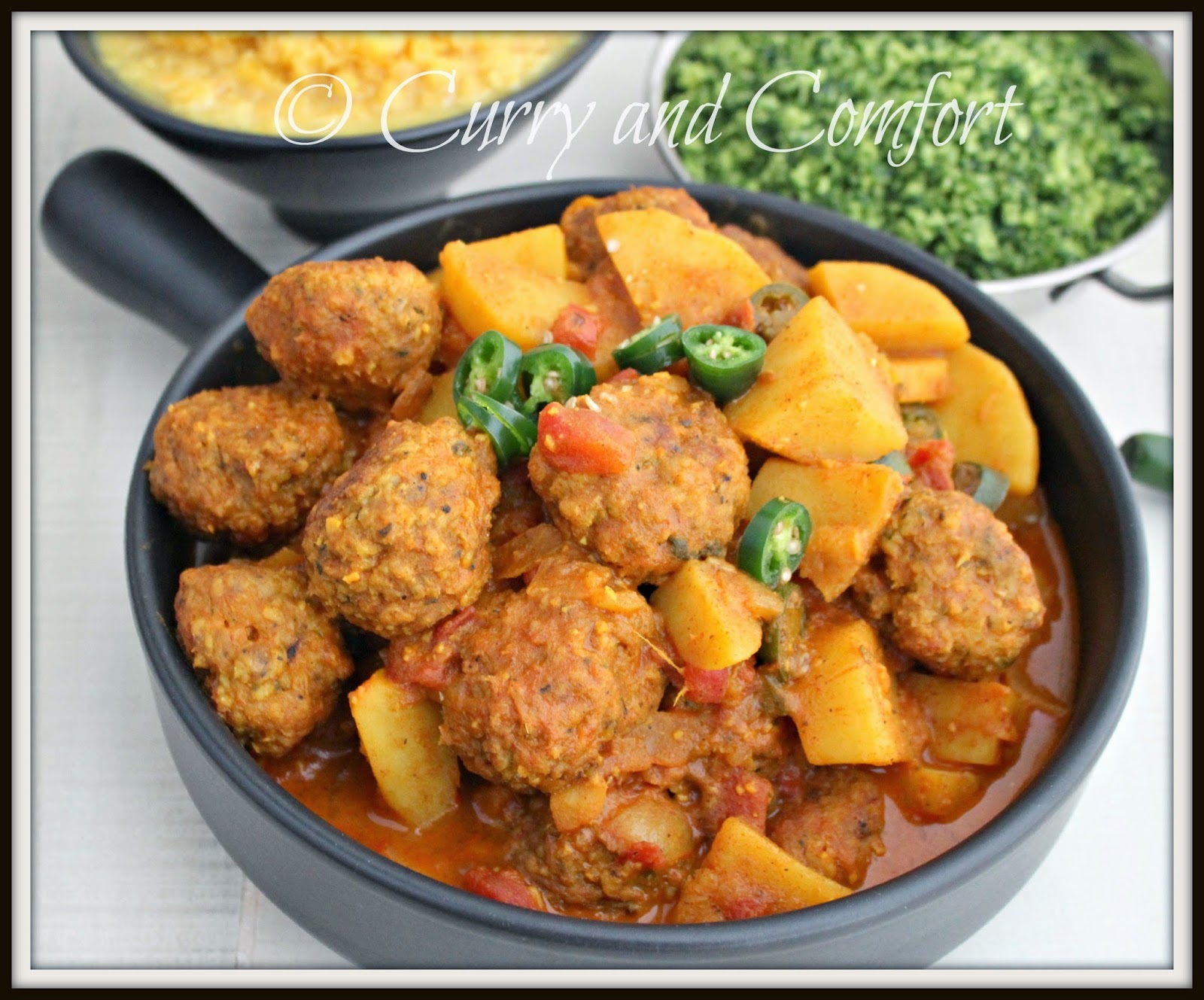 Kitchen Simmer: Meatball and Potato Curry (Throwback Thursday)