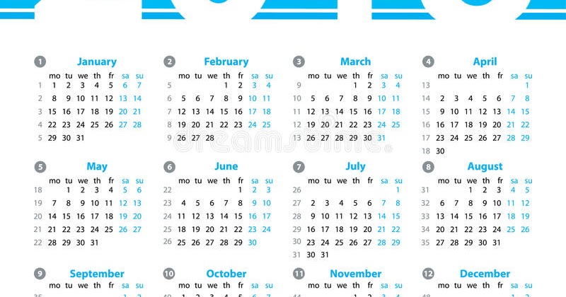 Numero settimane nel 2018