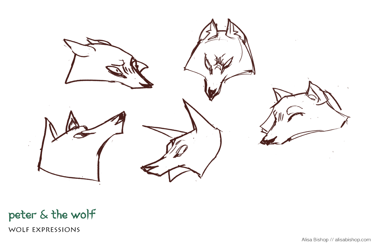 The Art of Alisa Bishop: Peter & The Wolf 3: The Wolfening : Character ...