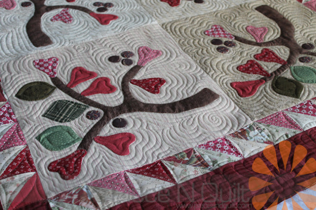Piece N Quilt: Applique Quilt - Custom Machine Quilting by Natalia Bonner