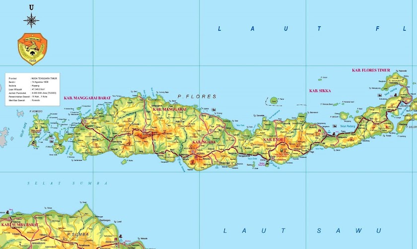 Peta Provinsi Kepulauan Riau