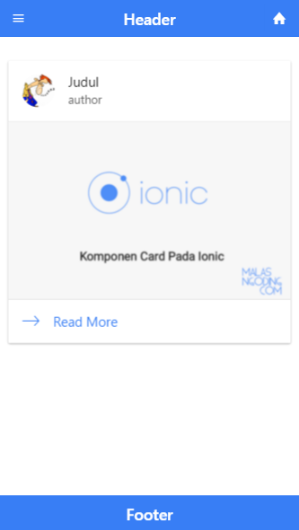 Tutorial Ionic Part 5 : Membuat Komponen Card Pada Framework Ionic ...