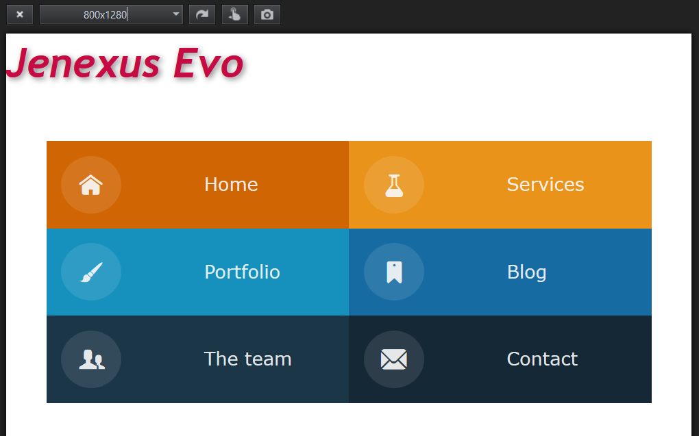 Como integrar un menú responsivo hecho en CSS3 a #Genexus - Jenexus