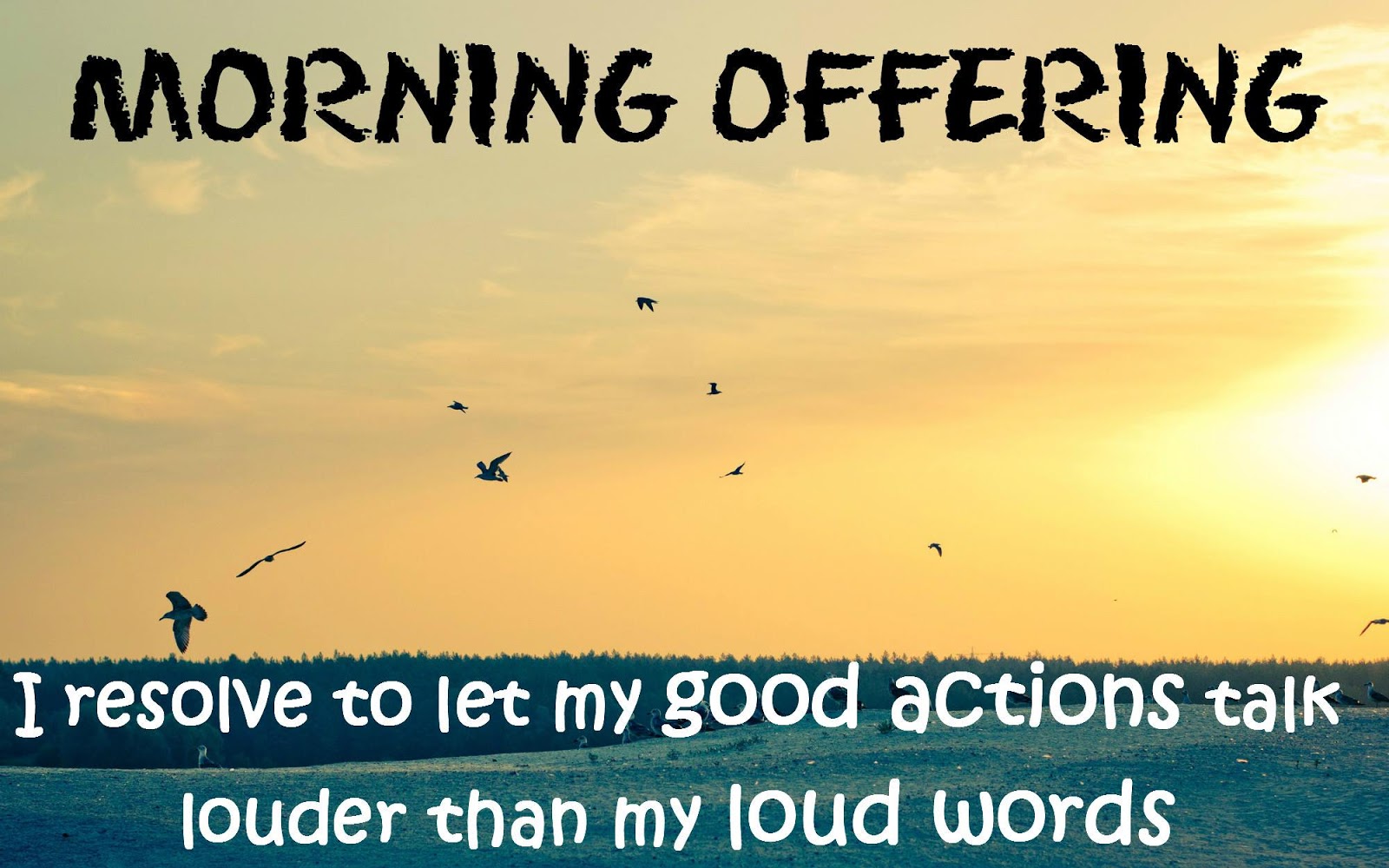 A JESUIT'S BLOG: MORNING OFFERING