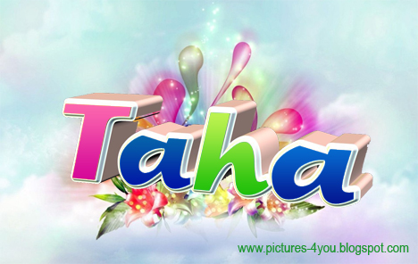 Taha 3D name - Pictures 4 You