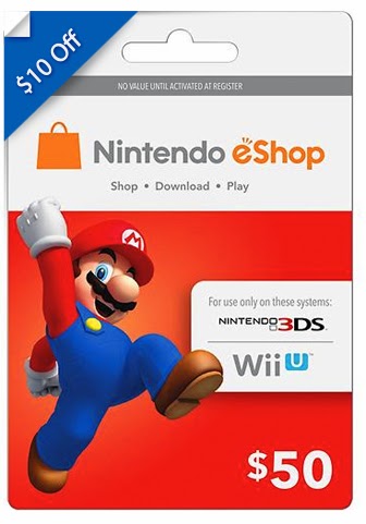 Amy's Daily Dose: Nintendo Wii U & 3DS Prepaid Cards, Up to $10 Off ...