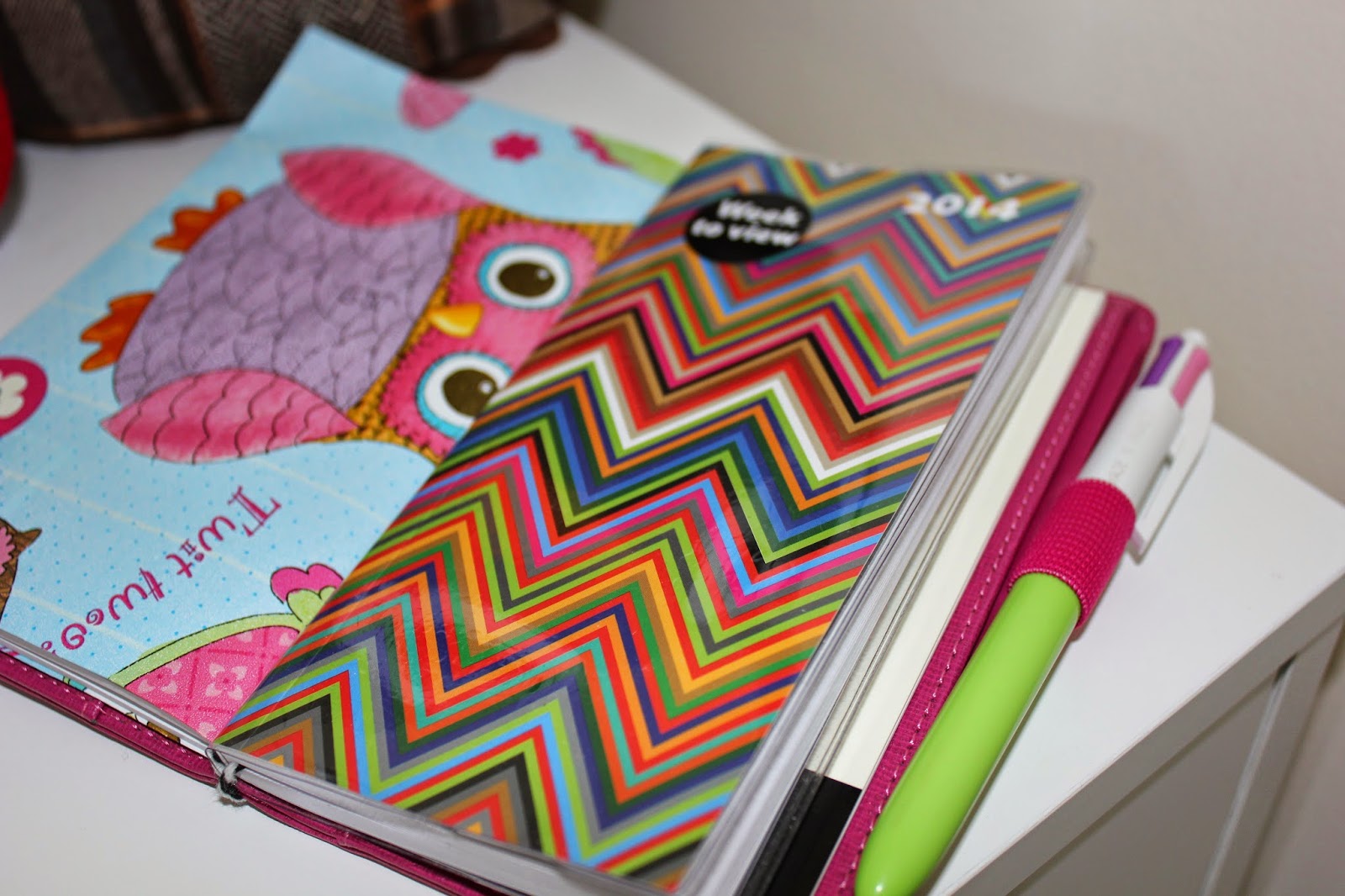 Pretty Filo: My Current Set Up! Filofax Flex Slim - Magenta