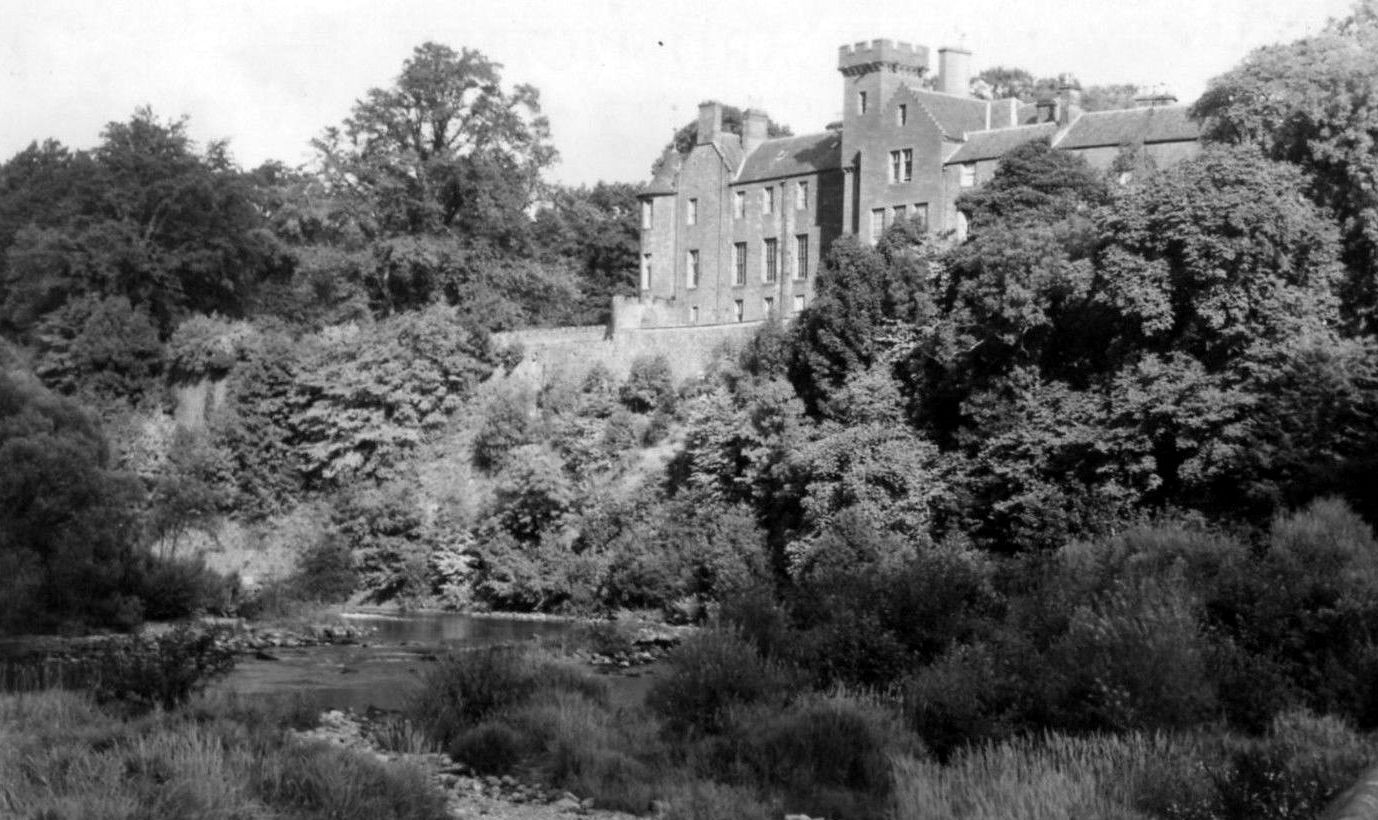 Tour Scotland: Old Photograph Brechin Castle Scotland