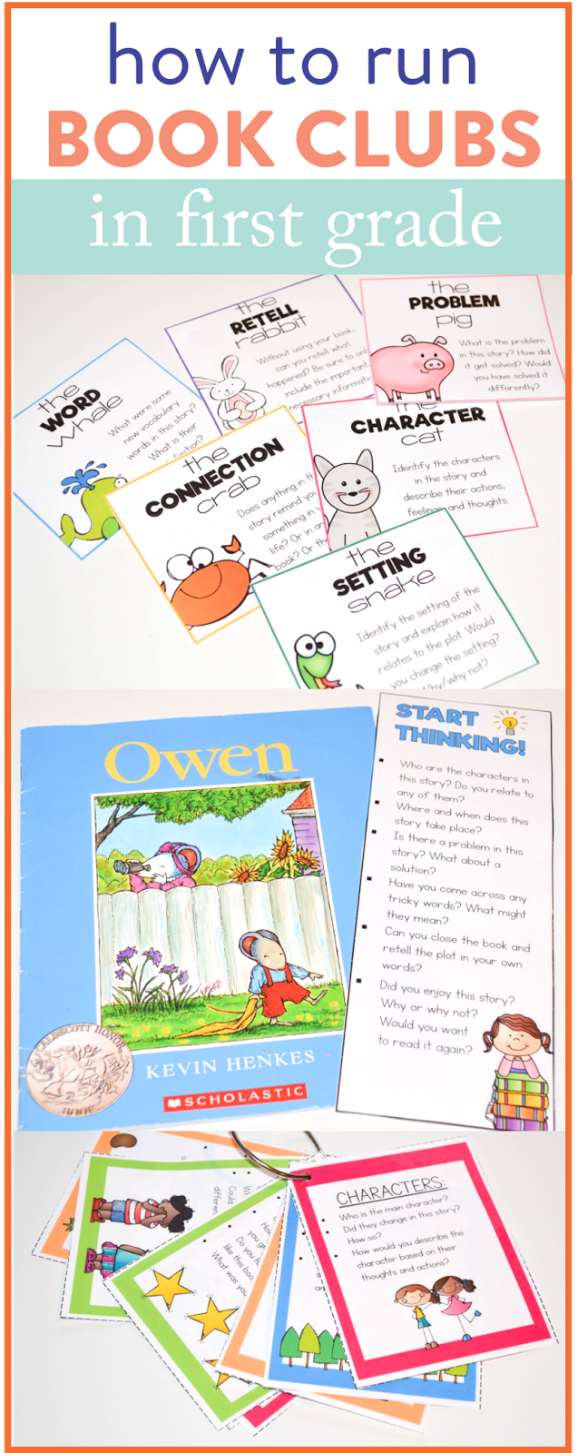 How to Run a Book Club in First Grade - Susan Jones Teaching