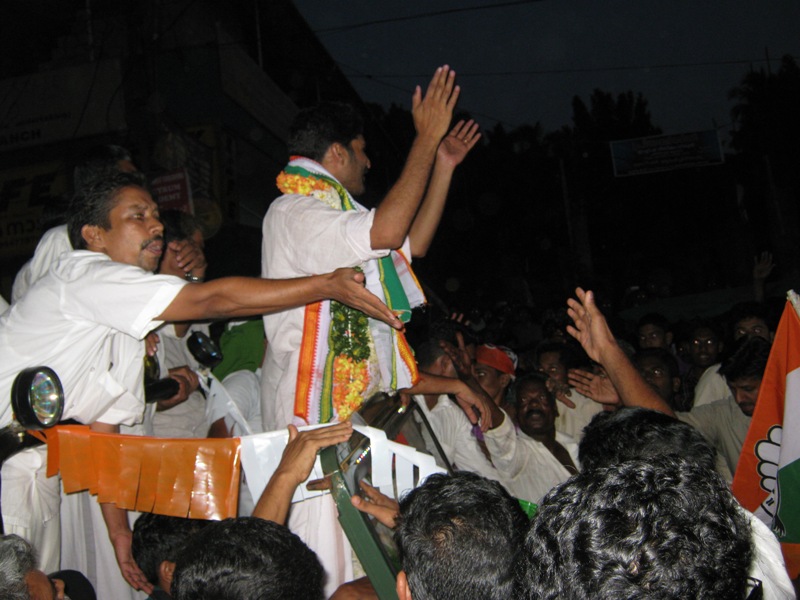 VT Balram with His supporters, celebrates victory. | NattuKazhchakal
