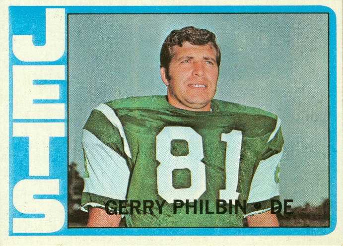 1972 Football Cards: New York Jets
