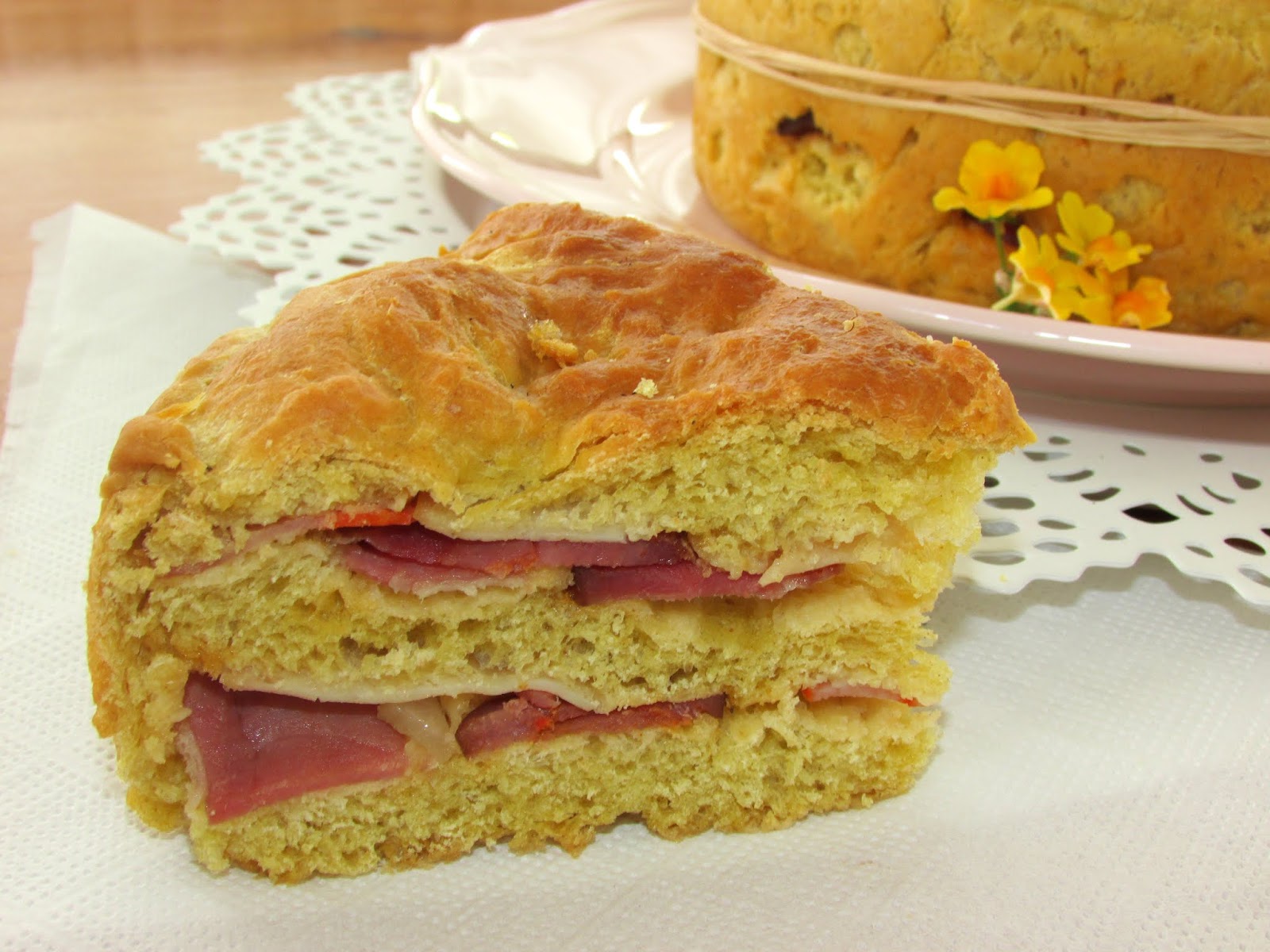 Pegadas a 4 : Folar de Páscoa Salgado