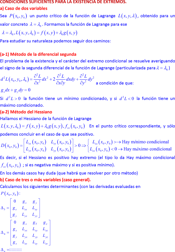 MULTIPLICADORES DE LAGRANGE PDF EJERCICIOS Y EJEMPLOS RESUELTOS
