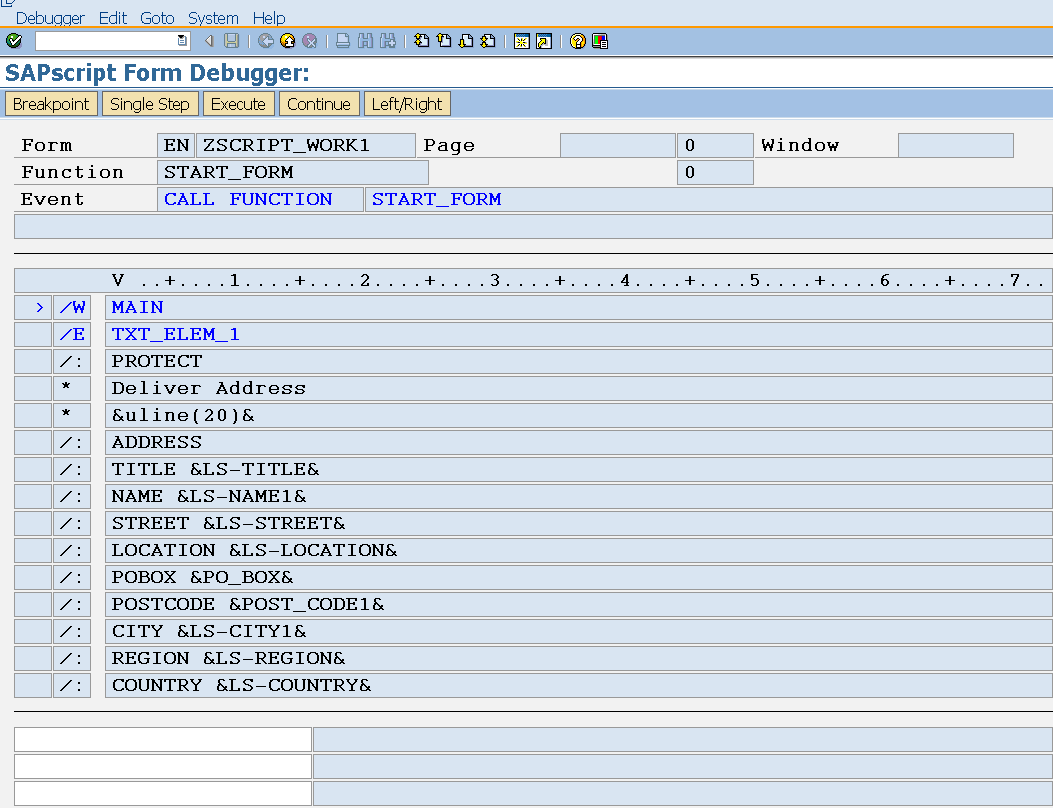 Techsap Script Multiple Ways To Debug A Sap Script