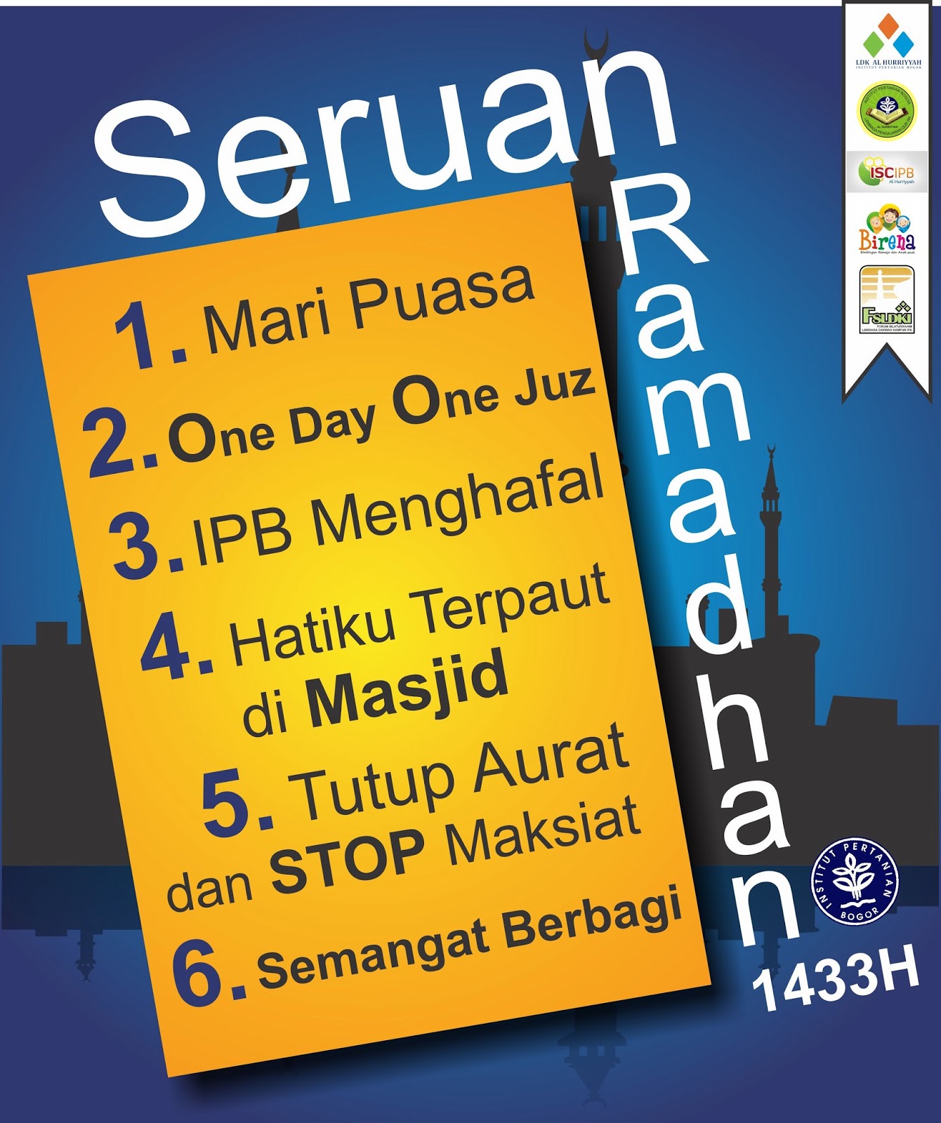 Salam Art ™: Poster Seruan Ramadhan 1433 H