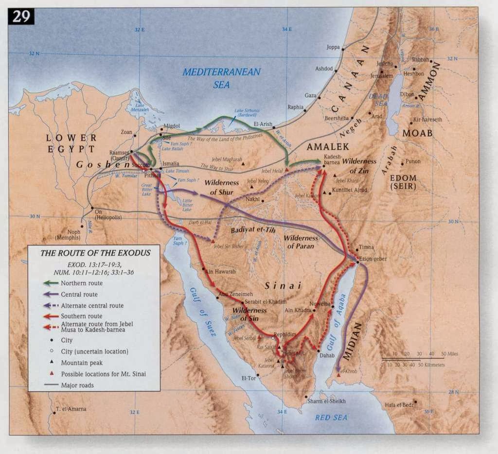 Lucia's Blog: THE NATION OF ISRAEL AND THE EXODUS - PART THREE