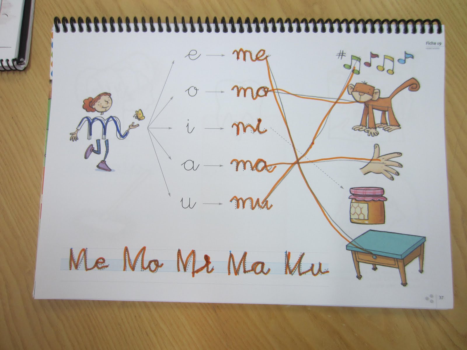 BLOG DE PATRI, educación infantil: ¡¡¡LA M Y LAS VOCALES!!!!