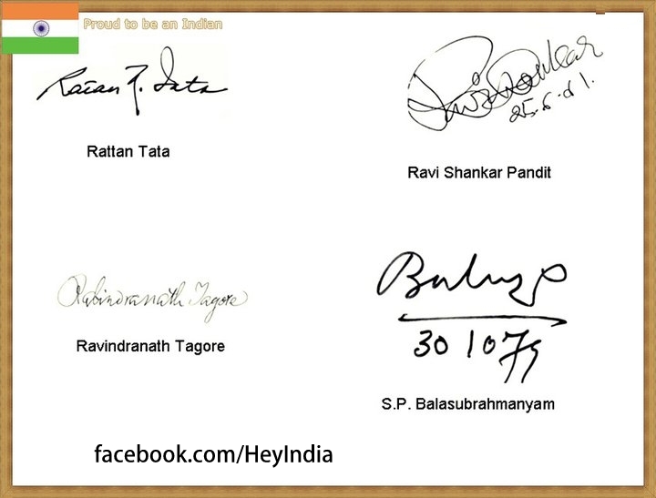 Rare Autographs of Indian Legends & Freedom Fighters | All India Daily
