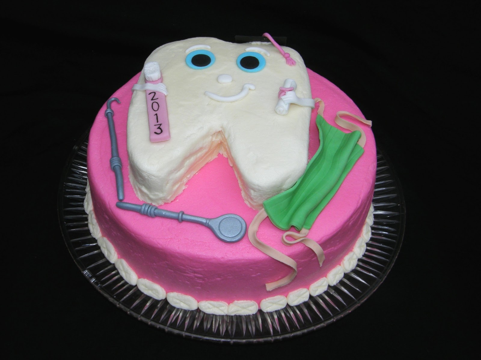 Mrs. Lydia's Kitchen: Tooth Cake- Dentistry Graduation
