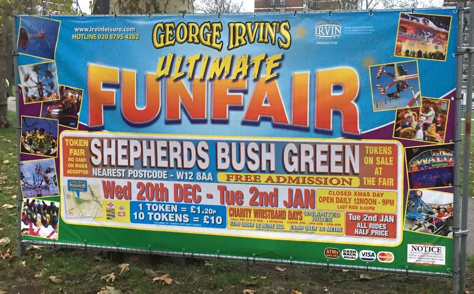 Shepherd's Bush Blog: Funfairs in Shepherd's Bush Scaled Back